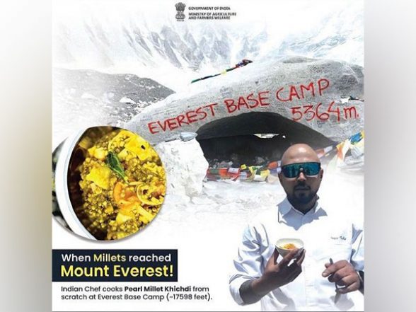 Business News | Chef Sanjay Thakur Promotes Millets at Mount Everest ...