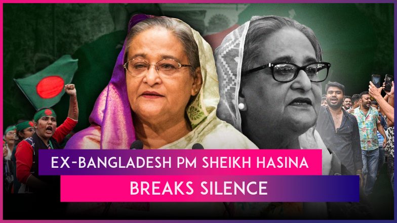 Sheikh Hasina Breaks Silence; Former Bangladesh PM Urges People To ...