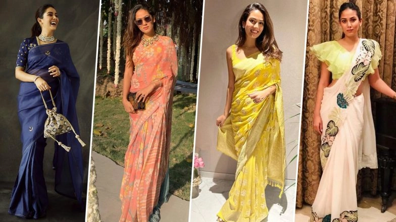 Mira Rajput's Saree Looks Should Be Bookmarked By All The Bridesmaids ...