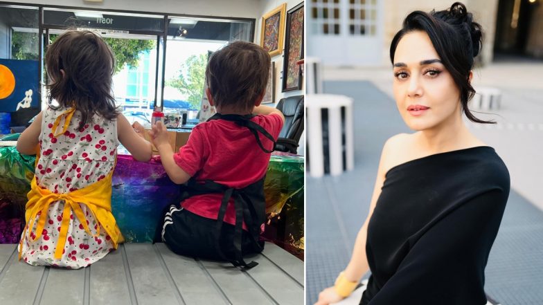 Preity Zinta Shares Touching Post on Insta As Her Kids Gia and Jay ...