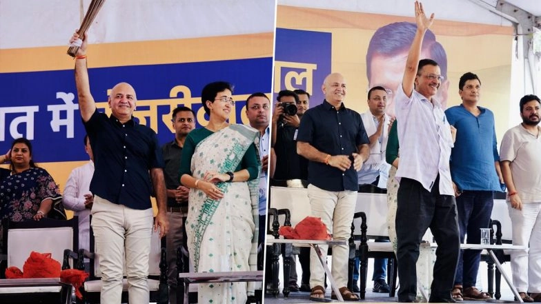 ‘Janta Ki Adalat’: Jantar Mantar Awash With AAP’s Signature Yellow-Blue ...