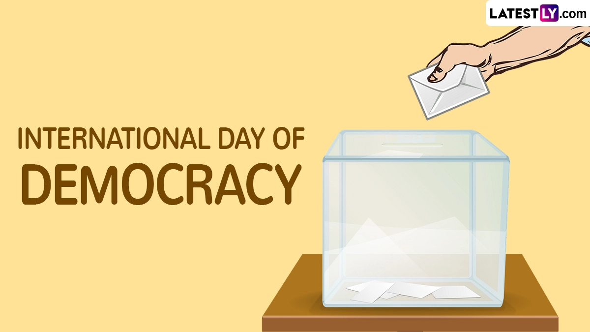 Festivals & Events News | When Is International Day of Democracy 2024 ...