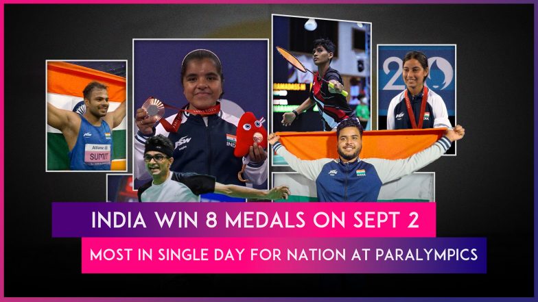 India Win 8 Medals on Day 5 of Paris Paralympics 2024, Most By the ...