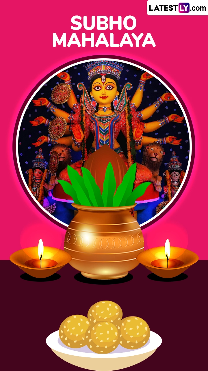 Happy Mahalaya 2024 Images, Greetings and Messages To Welcome 'Devi ...