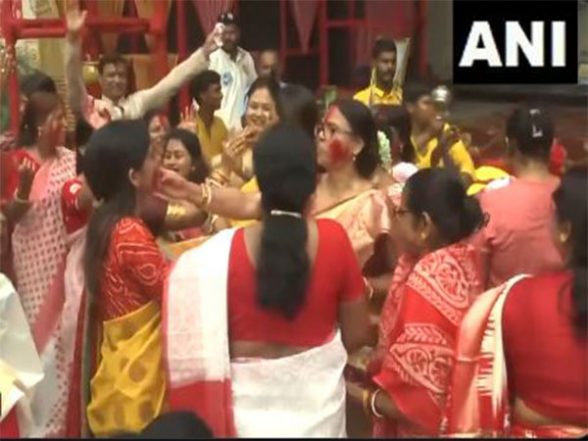 India News | West Bengal: Women Celebrate 'Sindur Khela' in Siliguri ...