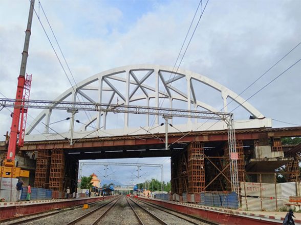 India News | Railway Launches Bow String Arch Girder Near Kampur ...