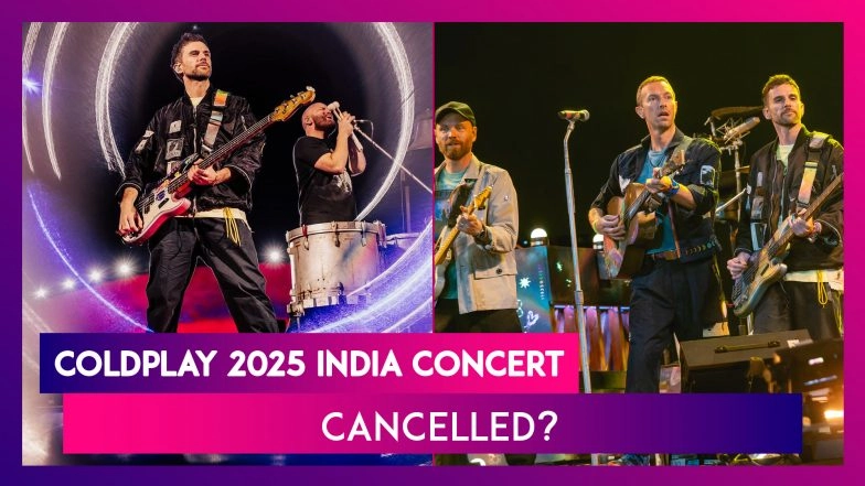 Coldplay 2025 India Concert: British Rock Band’s Mumbai Shows Cancelled ...
