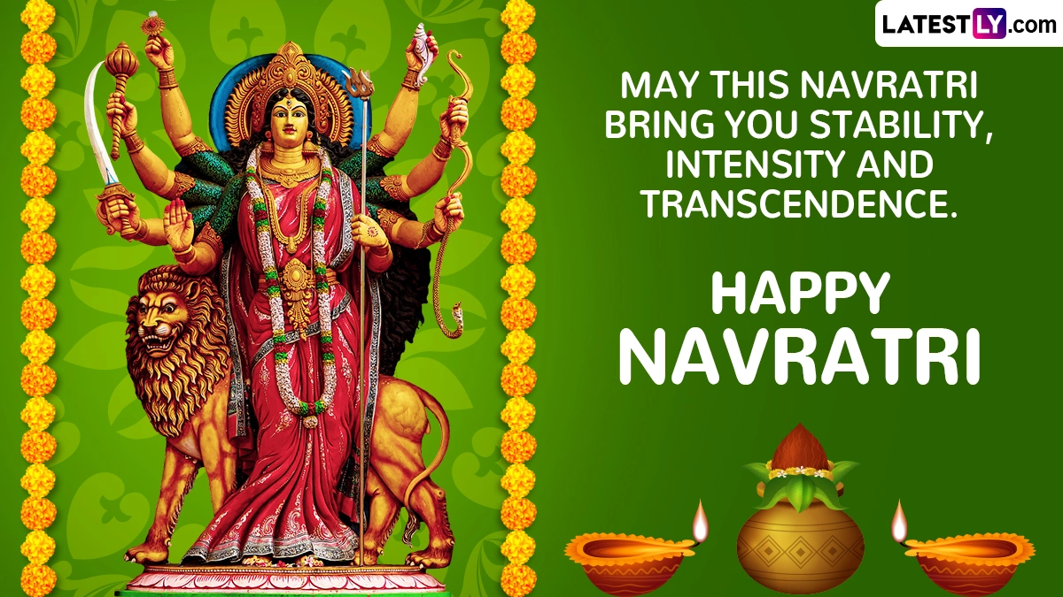 Happy Navratri 2024 Images and HD Wallpapers for Free Download Online: Celebrate Sharad Navratri ...