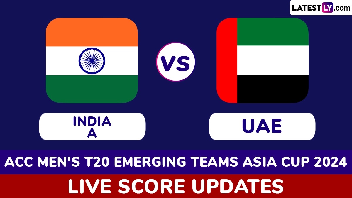 Cricket News | IND A vs UAE Highlights of ACC Men's T20 Emerging Teams ...