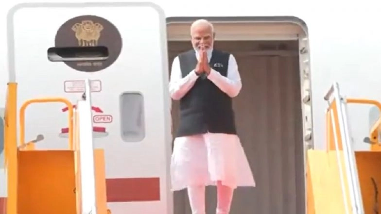 PM Modi Laos Visit: Prime Minister Narendra Modi Arrives in Vientiane To Attend ASEAN-India ...