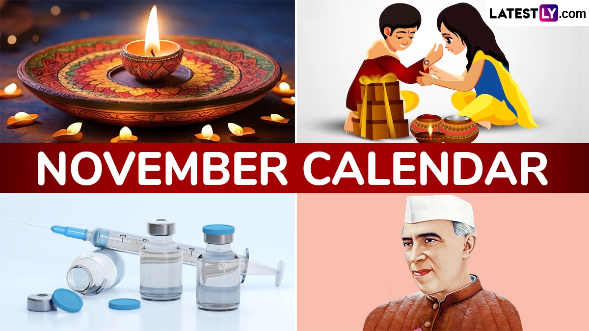 Festivals & Events News | November 2024 Holidays Calendar: Full List of ...