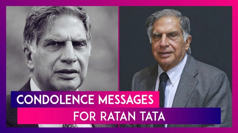 Rest in Peace, Ratan Tata: Condolence Messages and Heartfelt Words To ...