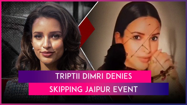 Triptii Dimri Issues Official Statement After Backlash Over Skipping ...