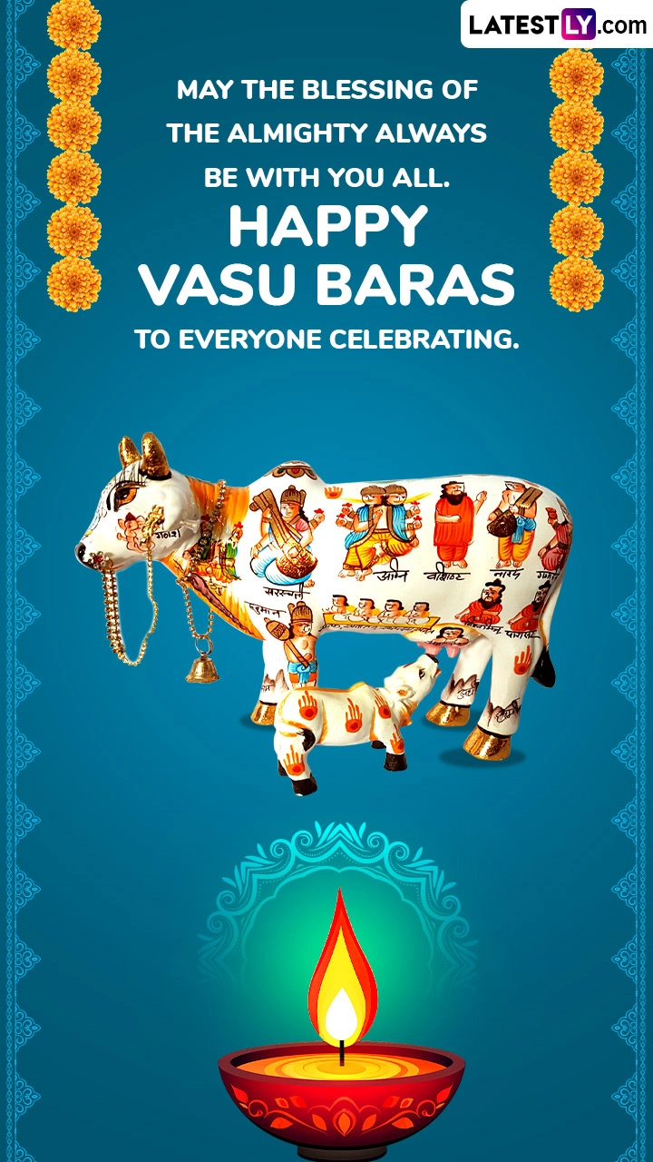 Vasubaras 2024 Images, Greetings and WhatsApp Messages for Govatsa ...