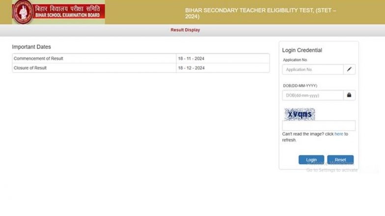 BSEB STET 2024 Exam Result Out at secondary.biharboardonline.com ...