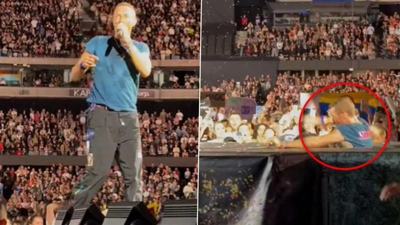 'Holy Sh**, That Was a YouTube Moment': Chris Martin Falls Off Stage ...