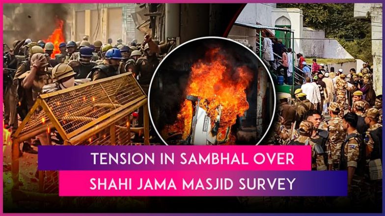 Sambhal Violence: Clashes Break Out During Protest Over Shahi Jama ...