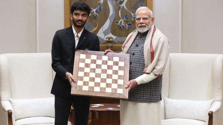 ‘India’s Pride’: PM Narendra Modi Meets Newly-Crowned World Chess ...