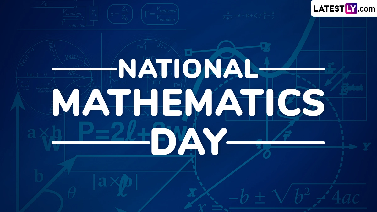 Festivals & Events News | Happy National Mathematics Day 2024 Greetings ...