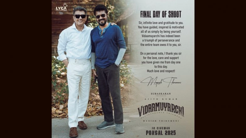 ‘Vidaamuyarchi’ Director Magizh Thirumeni Shares Heartfelt Note of ‘Love and Gratitude’ to Ajith ...