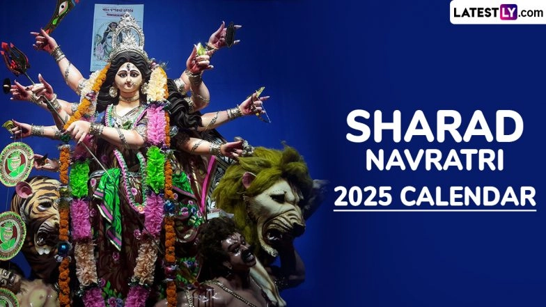 Sharad Navratri 2025 Full Calendar With Dates of Ghatasthapana and ...