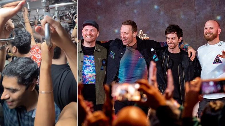 Coldplay India Tour 2025: Fans Create Goosebumps Moment on Mumbai Local ...