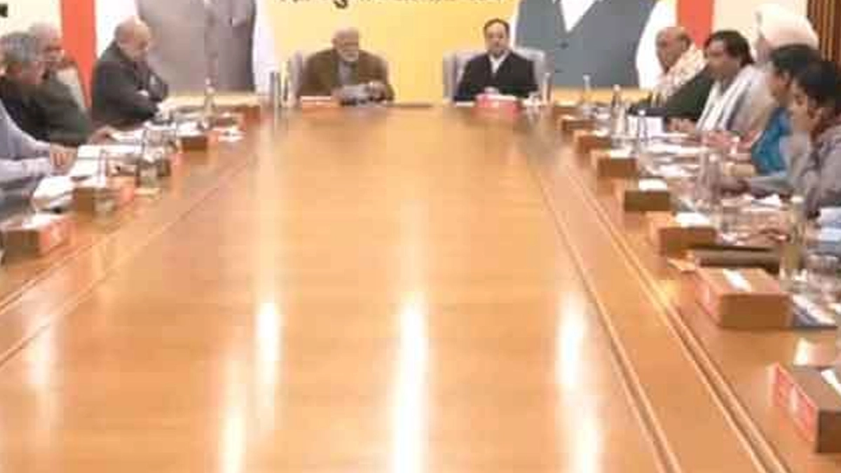 Politics News | Delhi: BJP Holds Key Meet at PM Modi’s Residence ...