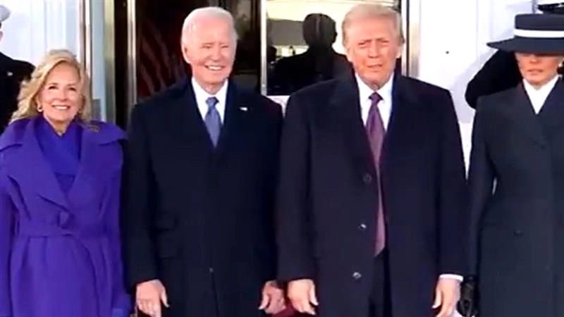 Agency News | Joe Biden and Jill Biden Welcome Donald Trump and Melania Trump at White House ...