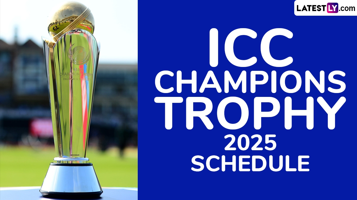Cricket News | Champions Trophy 2025 Schedule: Download Fixtures and Match Timings in PDF Format ...