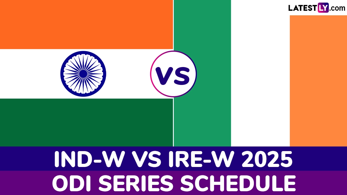 Cricket News | IND-W vs IRE-W 2025 ODI Series Schedule With Match ...