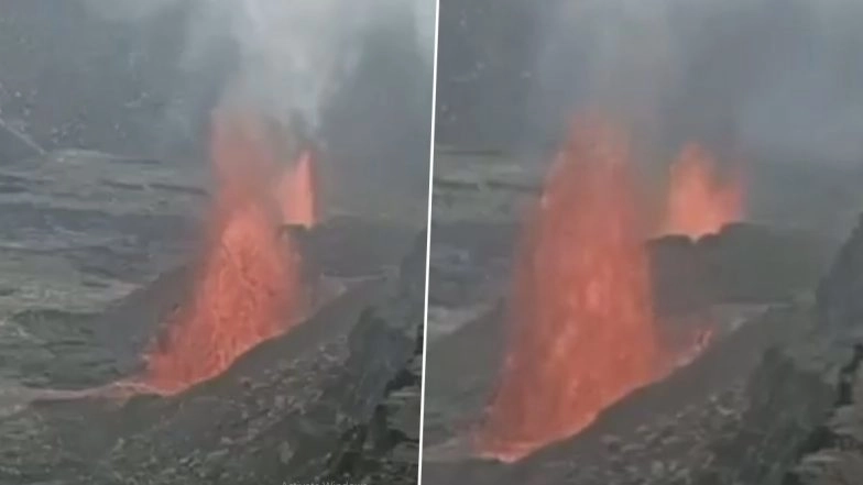 Kilauea Volcano Eruption Video: Webcam Captures Lava Fountains Soaring ...
