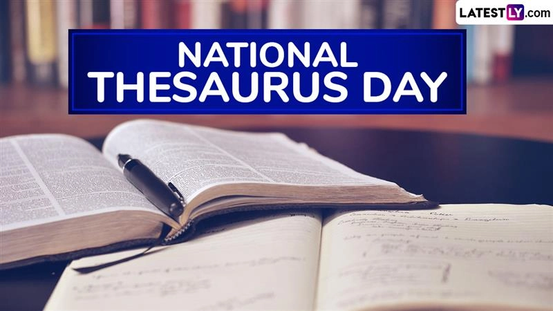 Festivals & Events News | When Is National Thesaurus Day 2025? Date ...