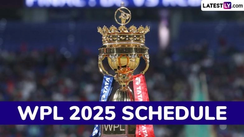 WPL 2025 Schedule, Free PDF Download Online: Get Fixtures, Time Table ...