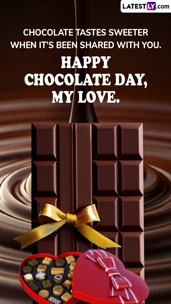 Happy Chocolate Day 2025 Quotes and WhatsApp Messages For The Day | 🙏🏻 ...