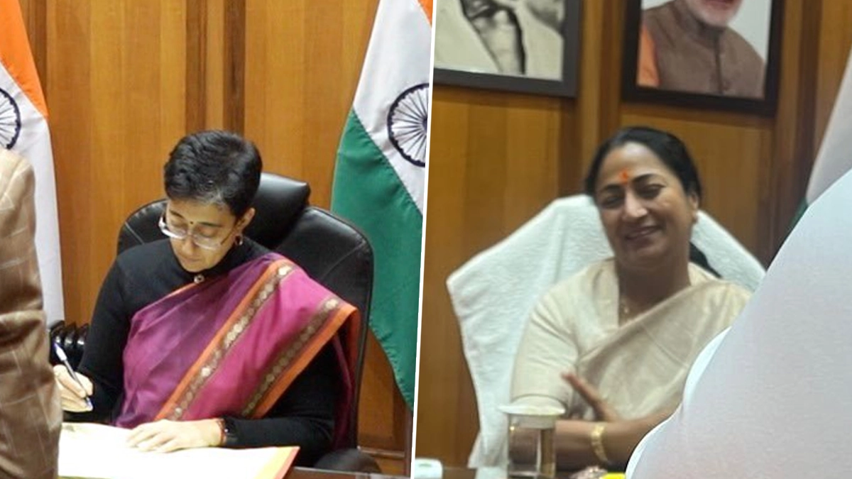 India News | Delhi: AAP Alleges ‘Ambedkar-PM Modi Photo Swap’ in CMO, BJP Calls It a ‘Lie’ | 📰 ...