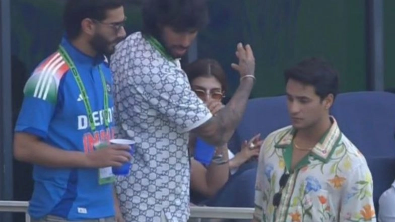 Indian Cricketers Abhishek Sharma, Tilak Varma Spotted Attending IND vs PAK ICC Champions Trophy ...