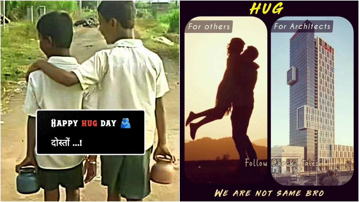 Viral News | Hilarious Hug Day 2025 Memes, Captions, Photos, Jokes and ...
