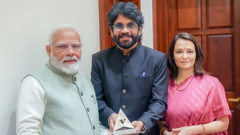 Nagarjuna Akkineni and Amala Akkineni Meet PM Narendra Modi; Actor ...