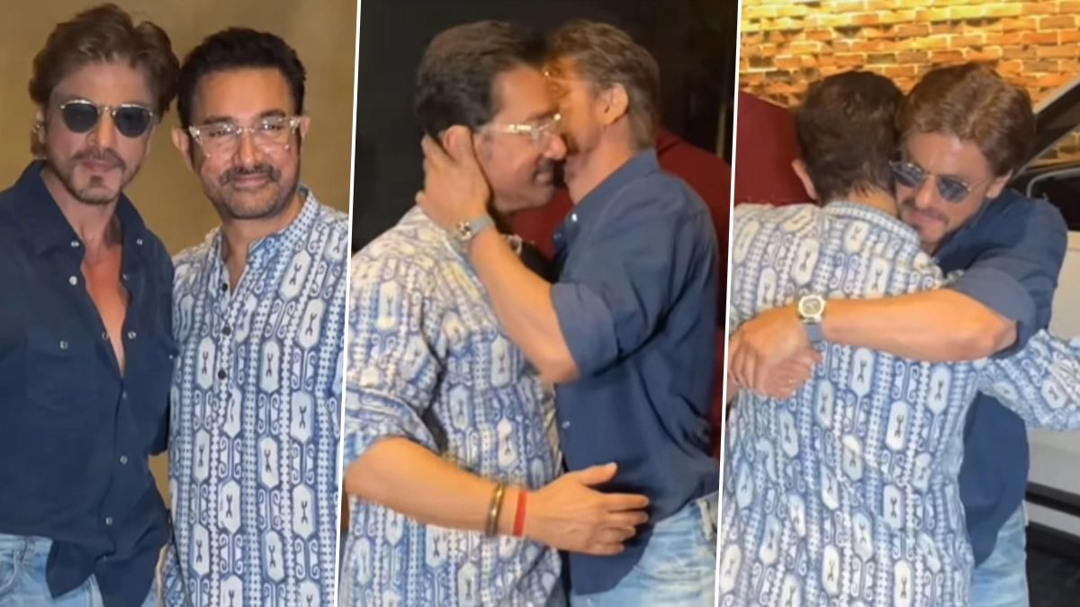 Agency News | 'Loveyapa': Shah Rukh Khan and Aamir Khan’s Hug at Junaid ...