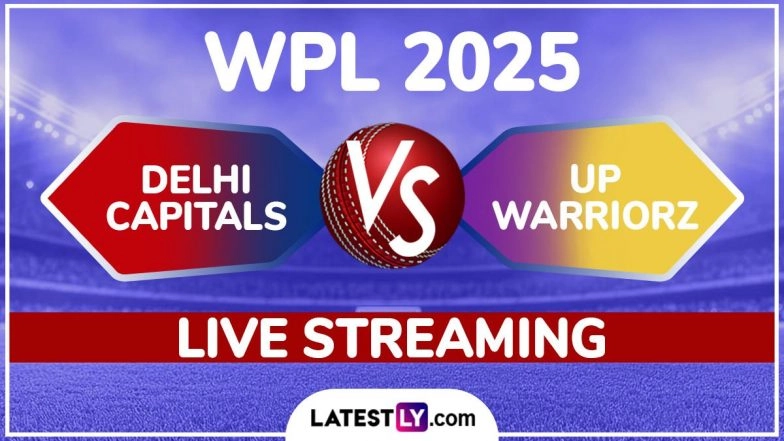 Delhi Capitals vs UP Warriorz WPL 2025 Free Live Streaming Online: Watch TV Telecast of DC-W vs ...
