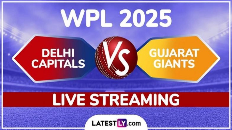 Delhi Capitals vs Gujarat Giants WPL 2025 Free Live Streaming Online: Watch TV Telecast of DC-W ...