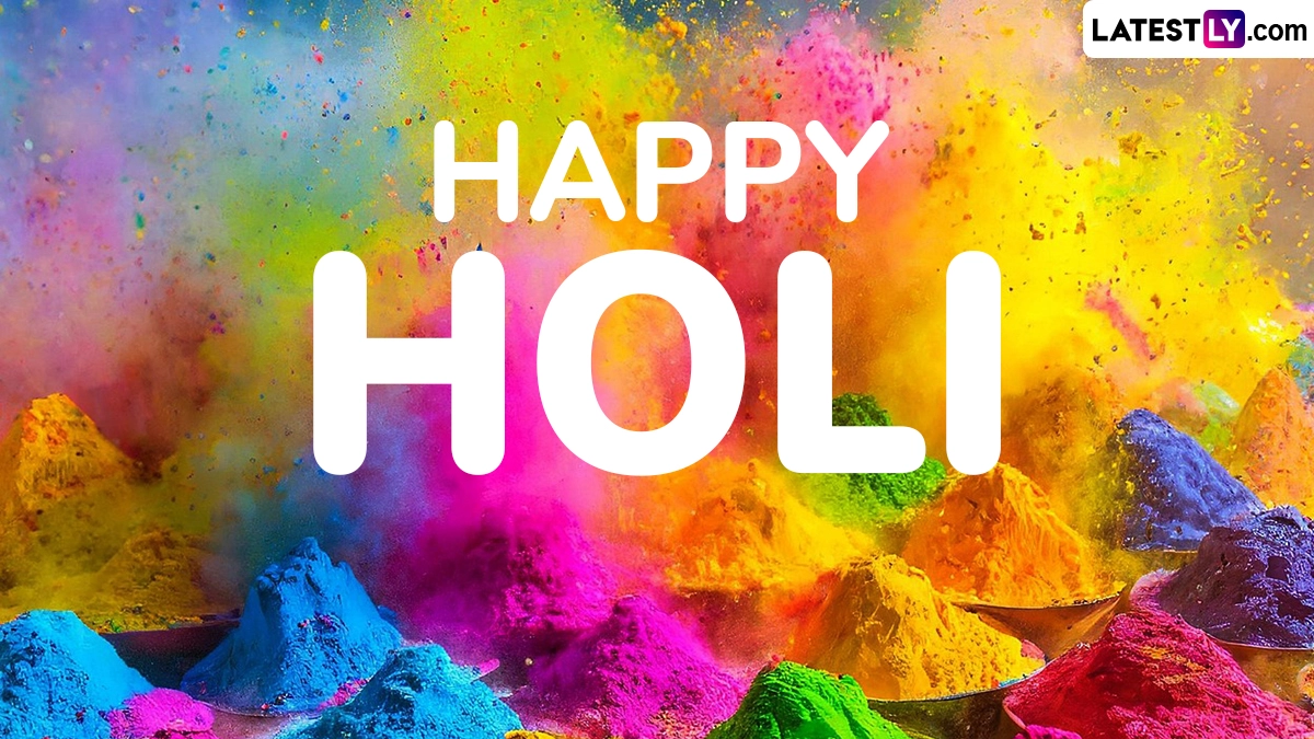 Festivals & Events News | Happy Holi 2025 Greetings, Messages and ...