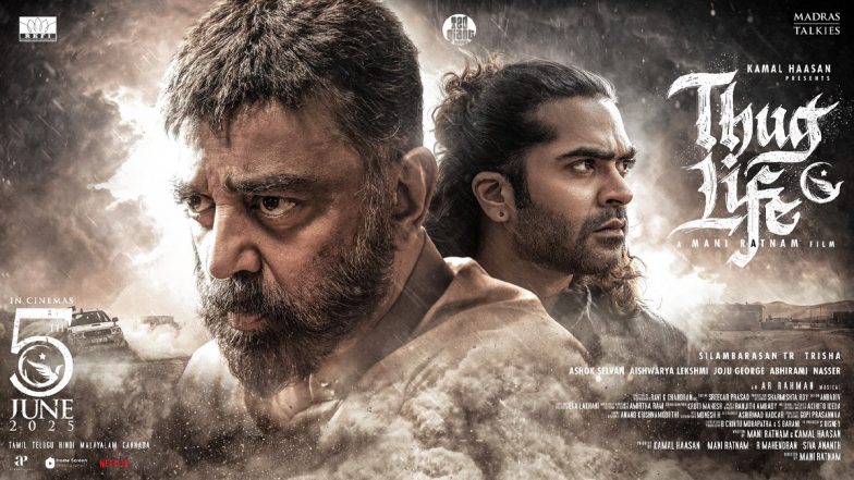 Kamal Haasan and Silambarasan TR’s Intense First Look From ‘Thug Life ...