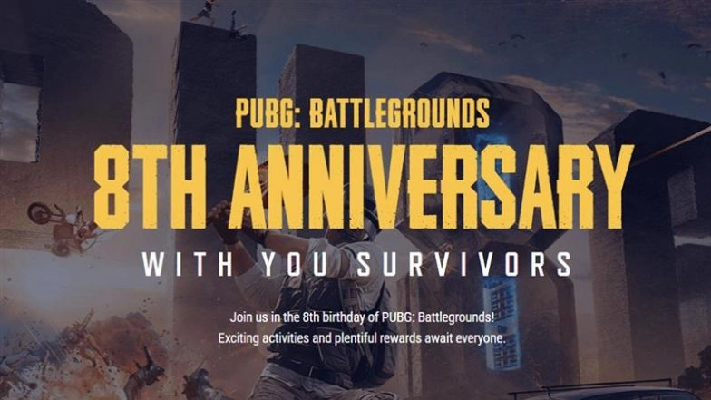 PUBG 8th Anniversary: PUBG Battlegrounds 8th Anniversary Event Offers ...