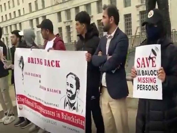 World News | Baloch National Movement Protests Outside Downing Street ...