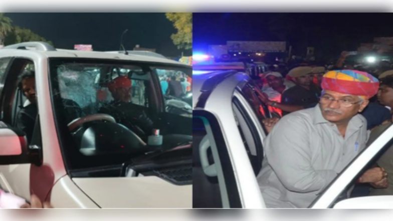 Gajendra Singh Shekhawat’s Convoy Attacked in Jodhpur During ‘Rav Ji Ki ...