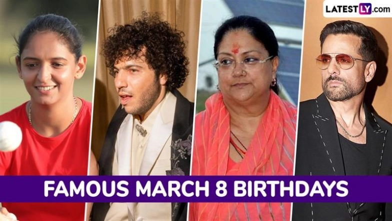 Famous Birthdays on March 8: Harmanpreet Kaur, Benny Blanco, Vasundhara ...