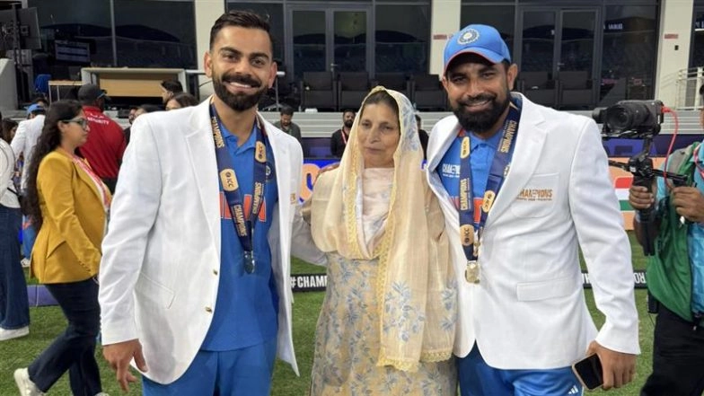 Mohammed Shami Shares Adorable Frame of His Mother Alongside Virat Kohli After India's ICC ...