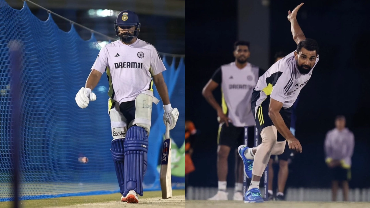 Usfijitimes | Rohit Sharma, Mohammad Shami Train in Nets Amidst Injury Concerns Ahead of IND vs ...