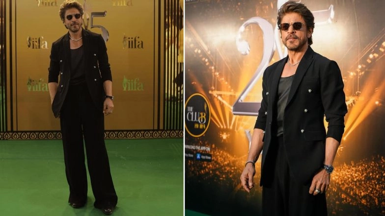 Shah Rukh Khan’s All-Black Look Gets Elevated by Dazzling Diamond ...